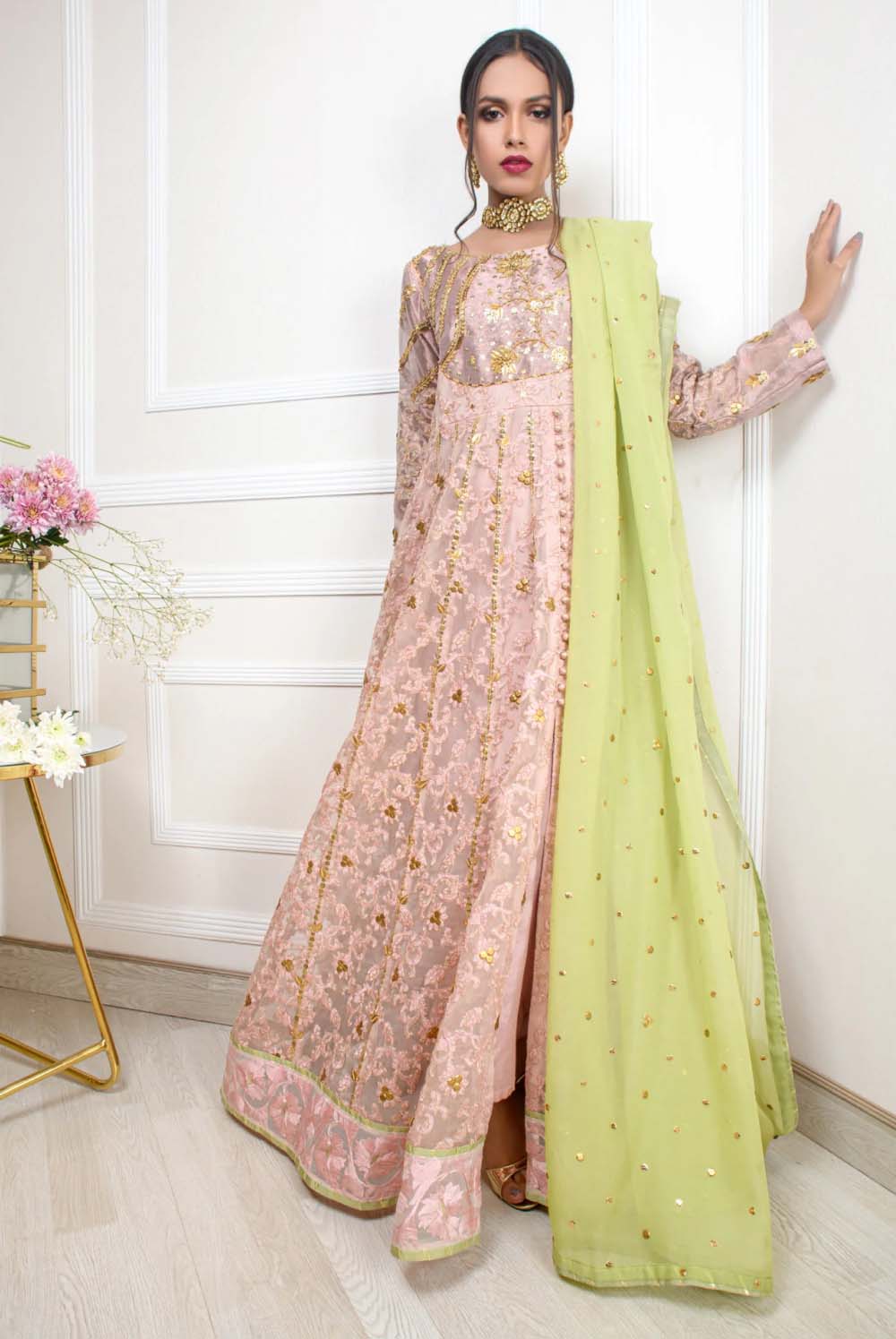 Embrace the Beauty of Gulbahar Pakistani Designer Dress - Shireen Lakdawala